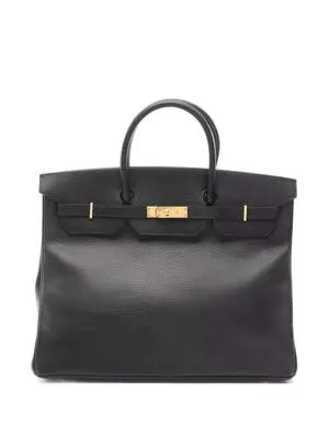 Hermès 2002 Birkin 40 Tote Bag - Black