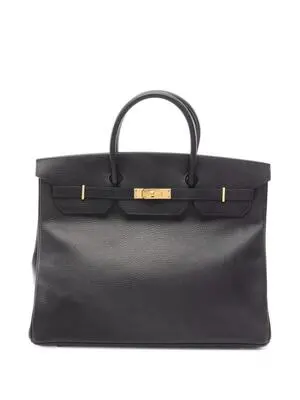 Hermès 2002 Birkin 40 Tote Bag Black
