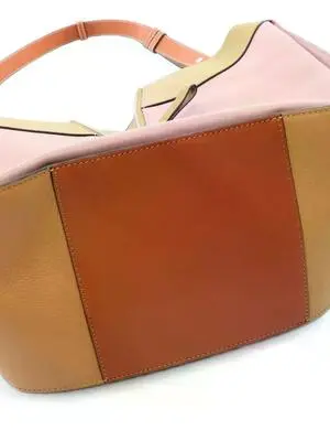 Loewe Small 2010s Hammock Leather Tote Bag - Neutrals