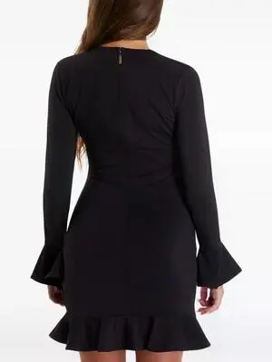 Michael Kors Ruffled Stretch Matte Jersey Dress
