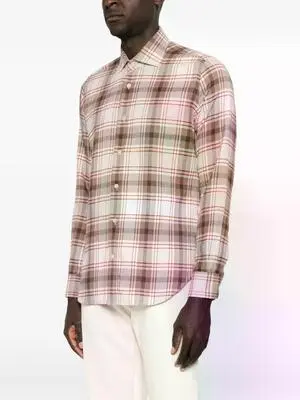 Eleventy Check-pattern Shirt