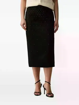 TRUSSARDI Crystal-embellished Pencil Midi Skirt