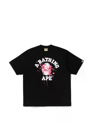 A BATHING APE Logo-print T-shirt - Black