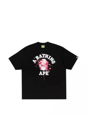 A BATHING APE Logo-print T-shirt - Black