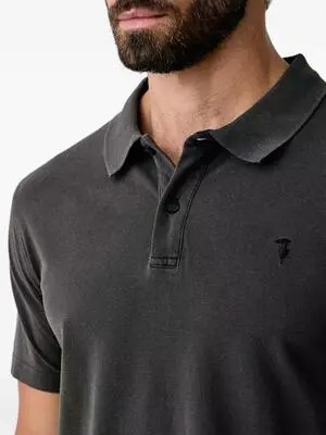 TRUSSARDI Logo-embroidered Piqué Polo Shirt