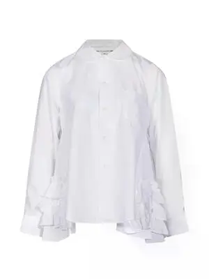 Comme Des Garçons Ruffled Peter Pan Collar Shirt