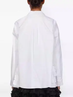 Comme Des Garçons Ruffled Peter Pan Collar Shirt