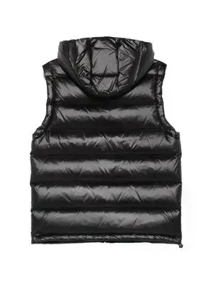 Peuterey Quilted Hooded Gilet - Black