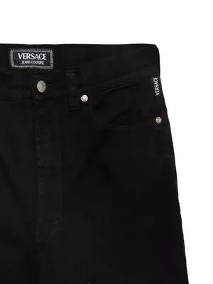 Versace 2000s Logo-patch Jeans