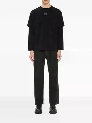 44 LABEL GROUP Artisanal 44 Layered-sleeve T-shirt