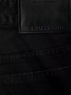 TRUSSARDI Logo-patch Slim-fit Jeans