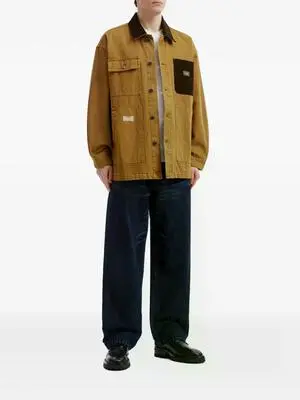 Izzue Corduroy-collar Patch-pocket Shirt Jacket