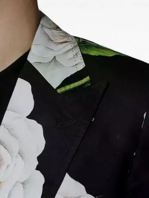 Dolce & Gabbana Rose-print Cotton Suit