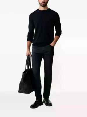 TRUSSARDI Logo-embroidered Crew-neck Sweater
