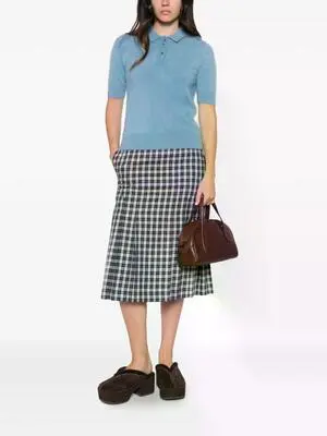 ABSOLUT CASHMERE Short-sleeve Polo Sweater