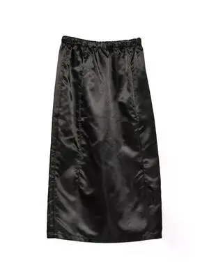 Comme Des Garçons 1990s Satin-finish Elasticated Skirt