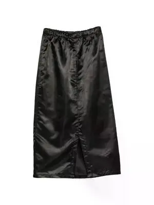 Comme Des Garçons 1990s Satin-finish Elasticated Skirt