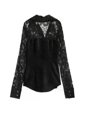 ROMEO GIGLI 1998 Lace-panel Shirt