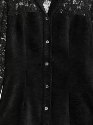 ROMEO GIGLI 1998 Lace-panel Shirt