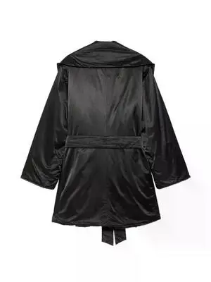 JIL SANDER 1990s Belted Wide-collar Coat