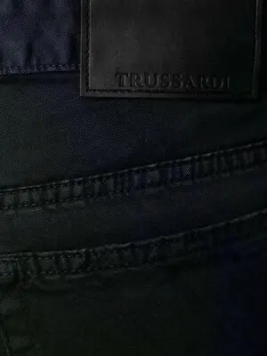 TRUSSARDI Logo-patch Straight-leg Jeans