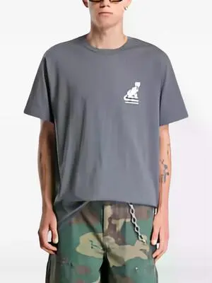 RIPNDIP I Love Felines Graphic-print T-shirt - Grey