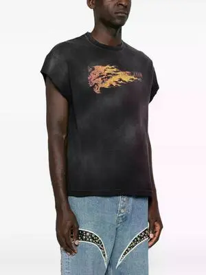 THUG CLUB Graphic-print Washed T-shirt