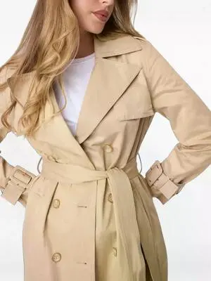 Guess Double-collar Double-breasted Trench Coat