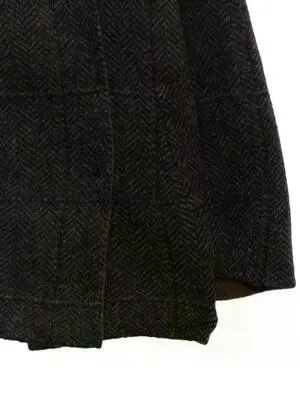 BOBOUTIC Herringbone-knit Funnel-neck Jacket