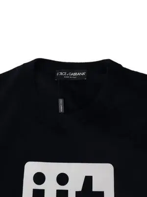 Dolce & Gabbana Logo-print Crew-neck Sweater