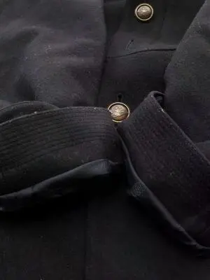 Gucci 2010s Gold-button Moleskin Coat
