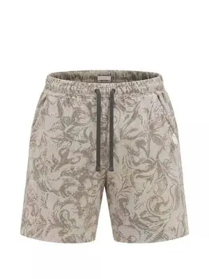 Crossley Floral-print Terry Shorts
