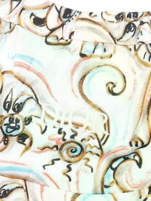 Dior X Kenny Scharf 2010 High-neck Top