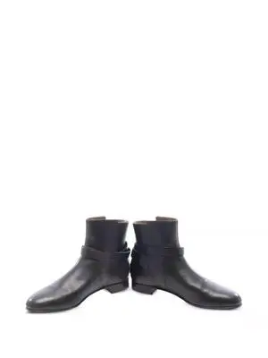 Hermès 2010s Neo Kelly Buckle Ankle Boots