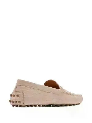 TOD'S Gommino Croc-effect Loafers