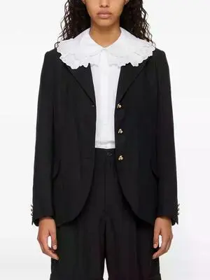Comme Des Garçons Gold-tone Buttoned Blazer
