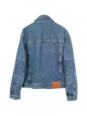 Loewe 2010s Anagram Denim Jacket - Blue