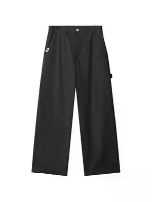 CHOCOOLATE Button-up Straight-leg Trousers