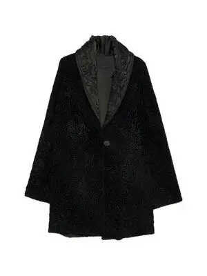 JEAN PAUL GAULTIER 1990s Reversible Shawl-collar Coat - Black