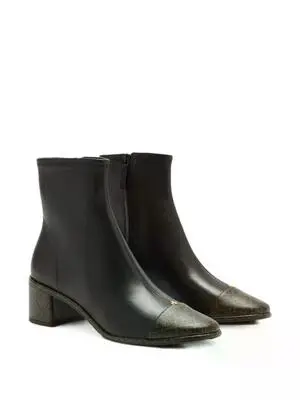 Tory Burch T-monogram Cap-toe Ankle Boots