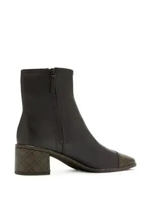 Tory Burch T-monogram Cap-toe Ankle Boots