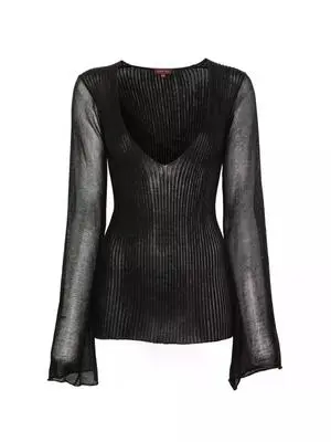 ROMEO GIGLI 1990s Romeo Ribbed Top