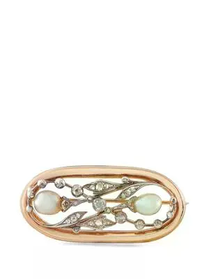 LB EXCLUSIVE Diamond And Pearl Brooch