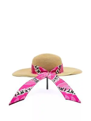 Valentino Garavani Roman Scarf Stud Sun Hat