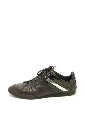 Dior Leather Lace-up Sneakers - Black