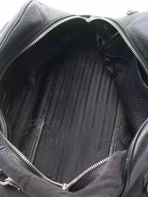 Prada 2010s Vitello Phenix Tote Bag - Black
