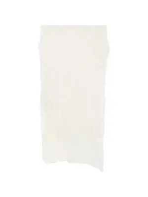 MIRROR IN THE SKY Frayed Cashmere Scarf