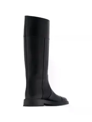 Valentino Garavani Vlogo Signature Leather Boots