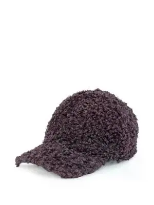 MSGM Bouclé-effect Baseball Cap