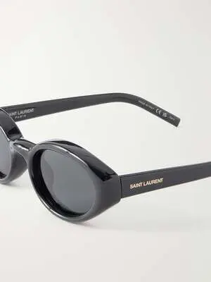 Saint Laurent Sl 567 Plump Cat-eye Injected Sunglasses